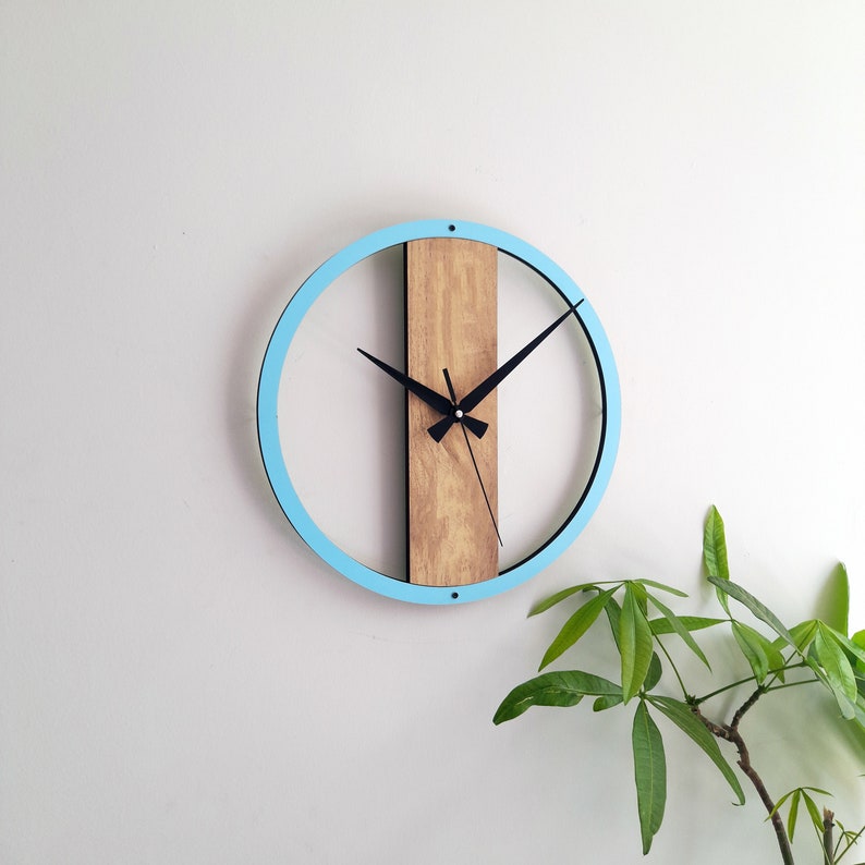 Wall Clocks in Minimalist Style,simple Wood Clocks,wall Decor for ...