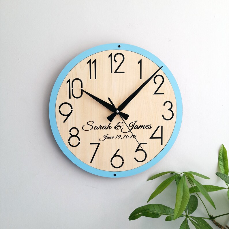 Modern Wall Clock,personalized Custom Wall Clock,wall Decor for Living ...