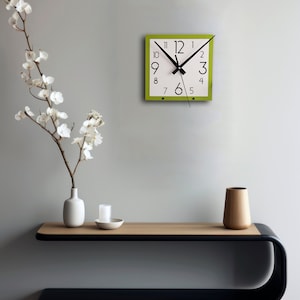 Cute Wall Clock ,square Shape,modern Silent Non-ticking,decor Wall ...