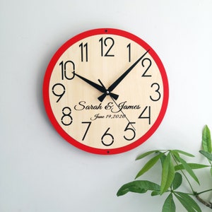 Modern Wall Clock,personalized Custom Wall Clock,wall Decor for Living ...