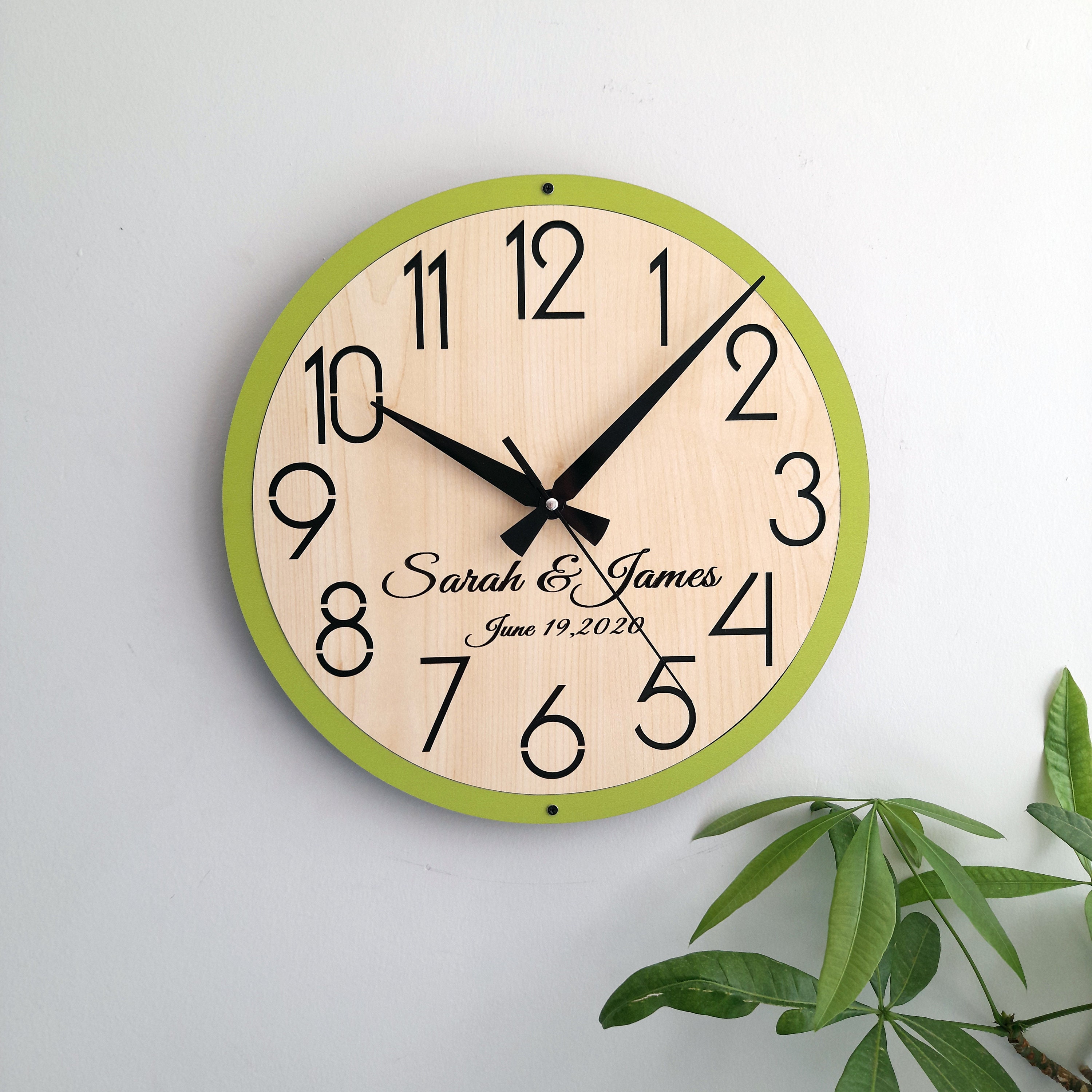 Modern Wall Clock,personalized Custom Wall Clock,wall Decor for Living ...