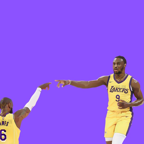Lebron Bronny Png - Etsy
