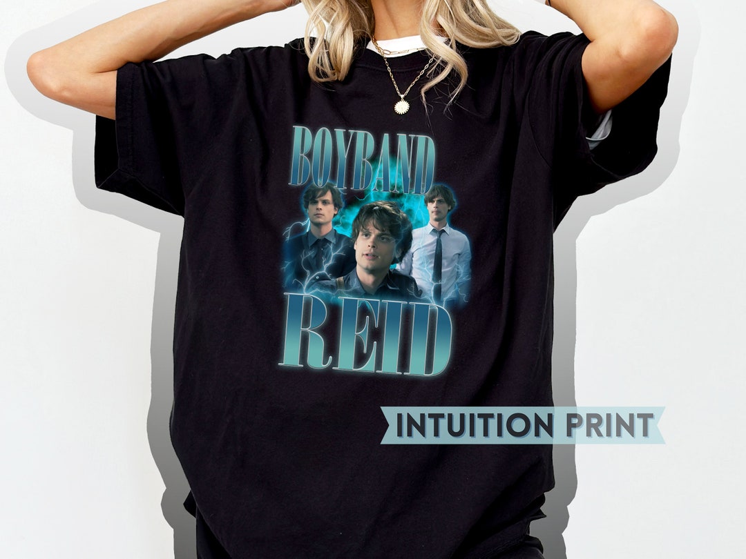 Boyband Spencer Reid Vintage T-shirt Design, Criminal Minds Fan Gift ...