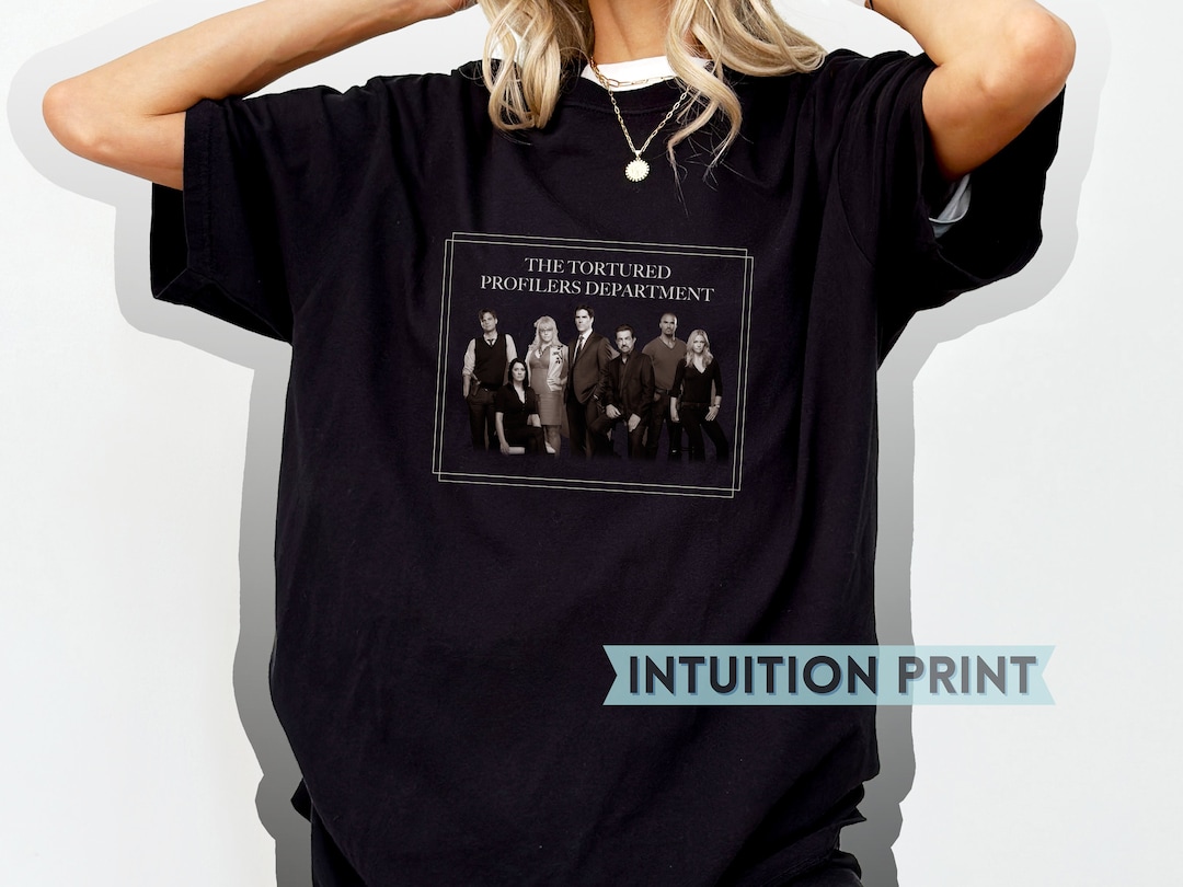 Criminal Minds the Tortured Profilers Department Swift Fan Merch T ...