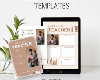 EDITABLE Meet the Teacher Template - Etsy
