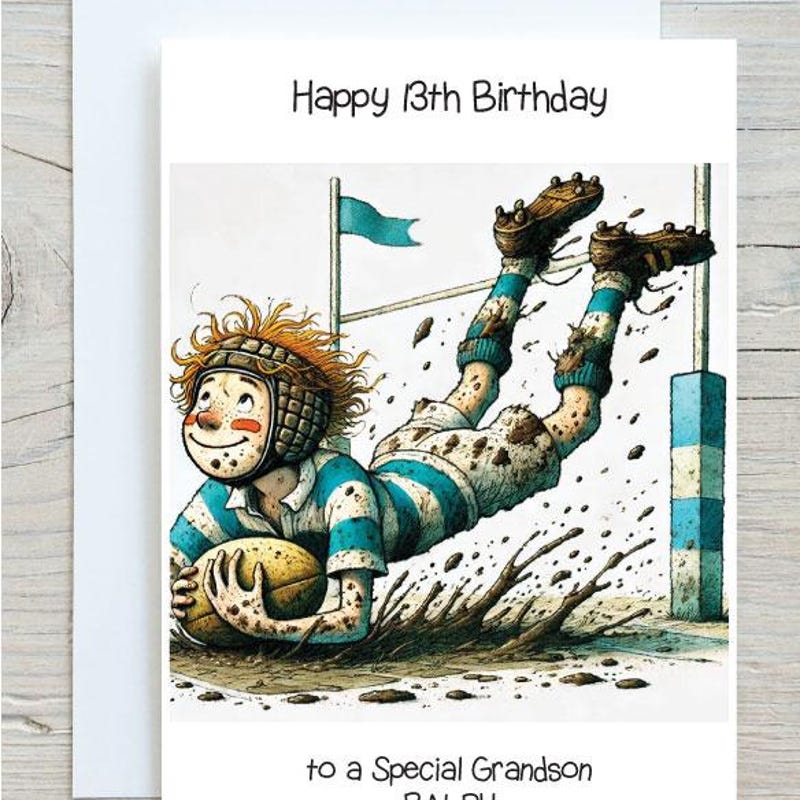 Rugby Players Cards - Etsy UK