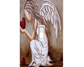 Blue Angel Light Switch Cover, Night Light, Cabinet Knob - Etsy