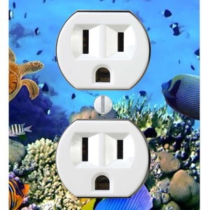 Underwater Ocean, Fish Light Switch Cover, Night Light, Cabinet Knob - Etsy
