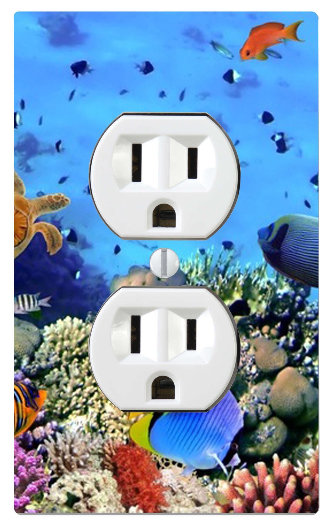 Underwater Ocean, Fish Light Switch Cover, Night Light, Cabinet Knob - Etsy