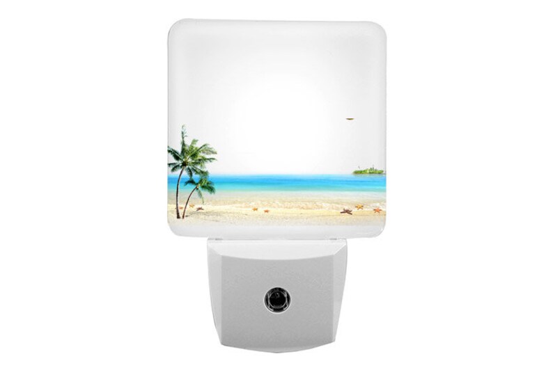 Lower Beach Scene, Beach Decor Light Switch Cover, Night Light, Cabinet ...