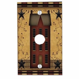 Primitive House, Country Light Switch Cover, Night Light, Cabinet Knob ...