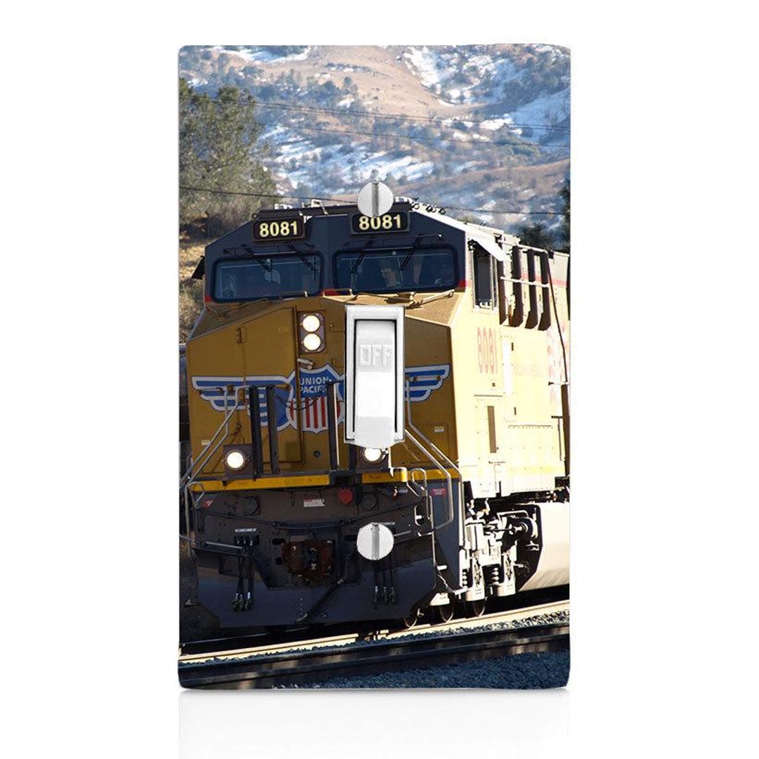 Union Pacific, Train Light Switch Cover, Night Light, Cabinet Knob - Etsy