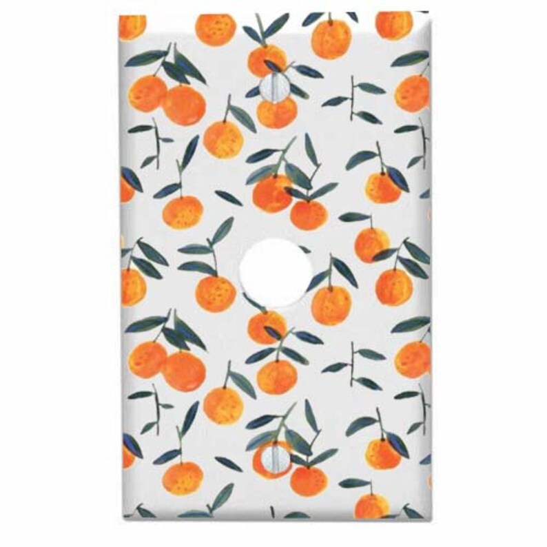 Clementine, Tangerine, Orange Light Switch Cover, Night Light, Cabinet ...