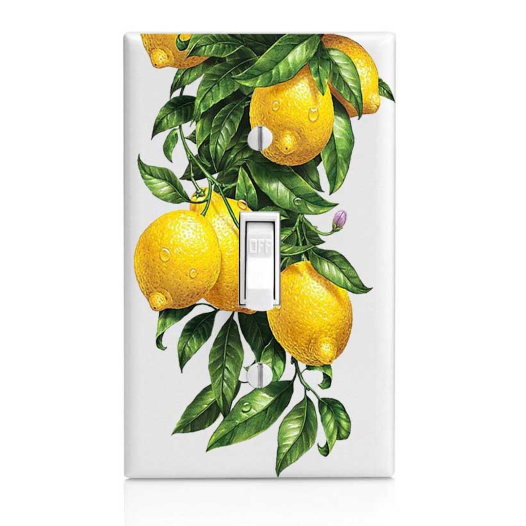 Lemon Branch, Citrus, Kitchen Light Switch Cover, Night Light, Cabinet ...