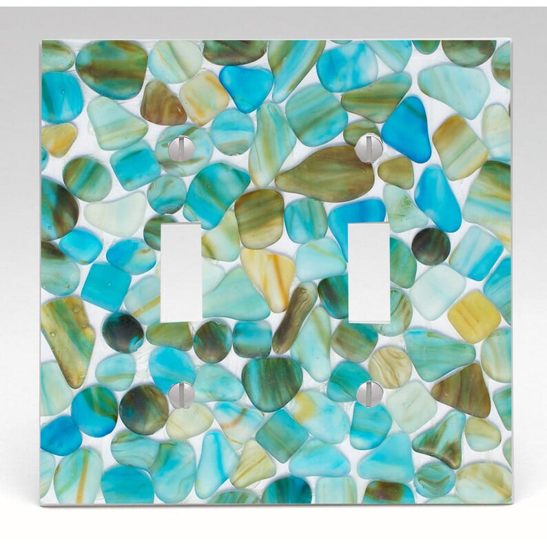 Beach Glass Image Light Switch Cover, Night Light, Cabinet Knob - Etsy