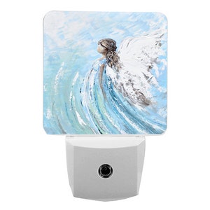 Blue Angel Light Switch Cover, Night Light, Cabinet Knob - Etsy