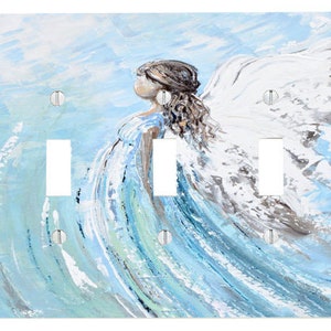 Blue Angel Light Switch Cover, Night Light, Cabinet Knob - Etsy