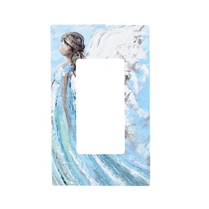 Blue Angel Light Switch Cover, Night Light, Cabinet Knob - Etsy