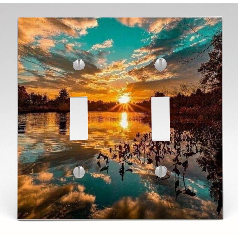 Lake Reflection Light Switch Cover, Night Light, Cabinet Knob - Etsy