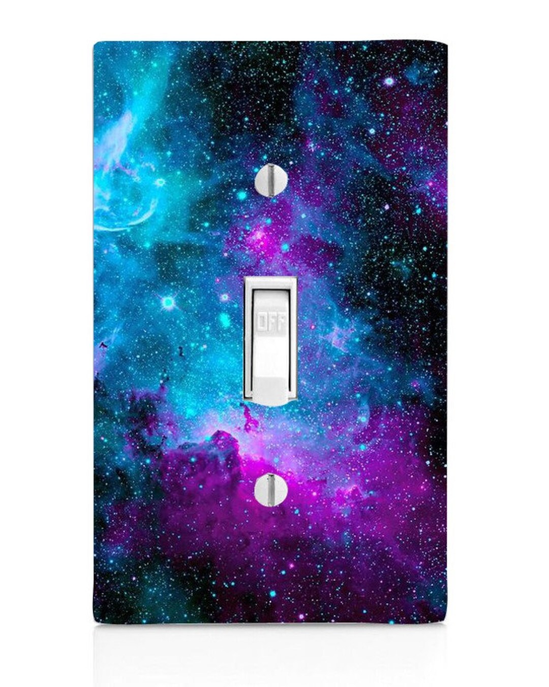 Purple Blue Galaxy, Space Light Switch Cover, Night Light, Cabinet Knob ...