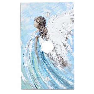 Blue Angel Light Switch Cover, Night Light, Cabinet Knob - Etsy