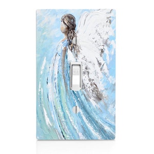 Blue Angel Light Switch Cover, Night Light, Cabinet Knob - Etsy