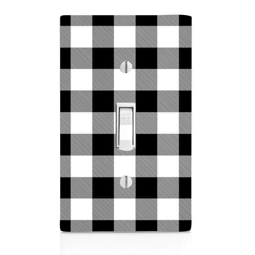 Buffalo Plaid, Light Switch Cover, Night Light, Cabinet Knob - Etsy