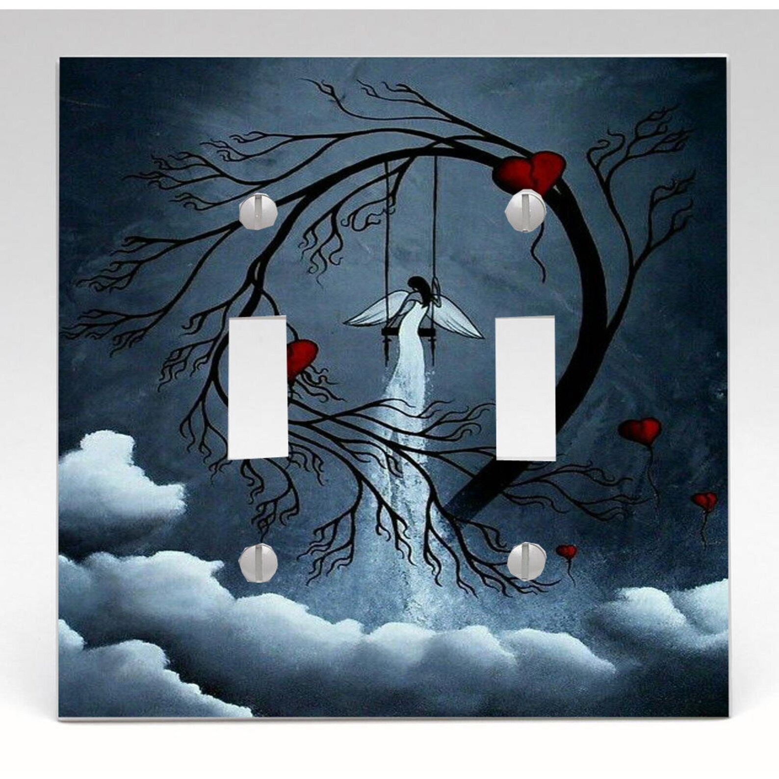 Angel on Swing Light Switch Cover, Night Light, Cabinet Knob - Etsy