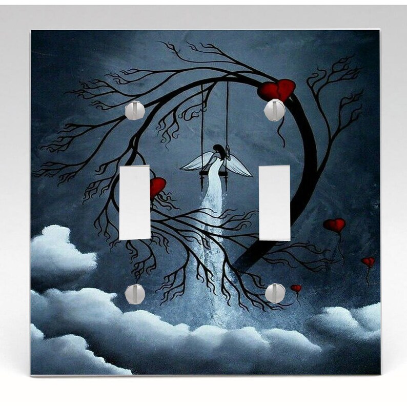 Angel on Swing Light Switch Cover, Night Light, Cabinet Knob - Etsy
