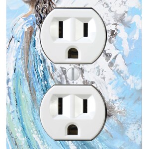 Blue Angel Light Switch Cover, Night Light, Cabinet Knob - Etsy