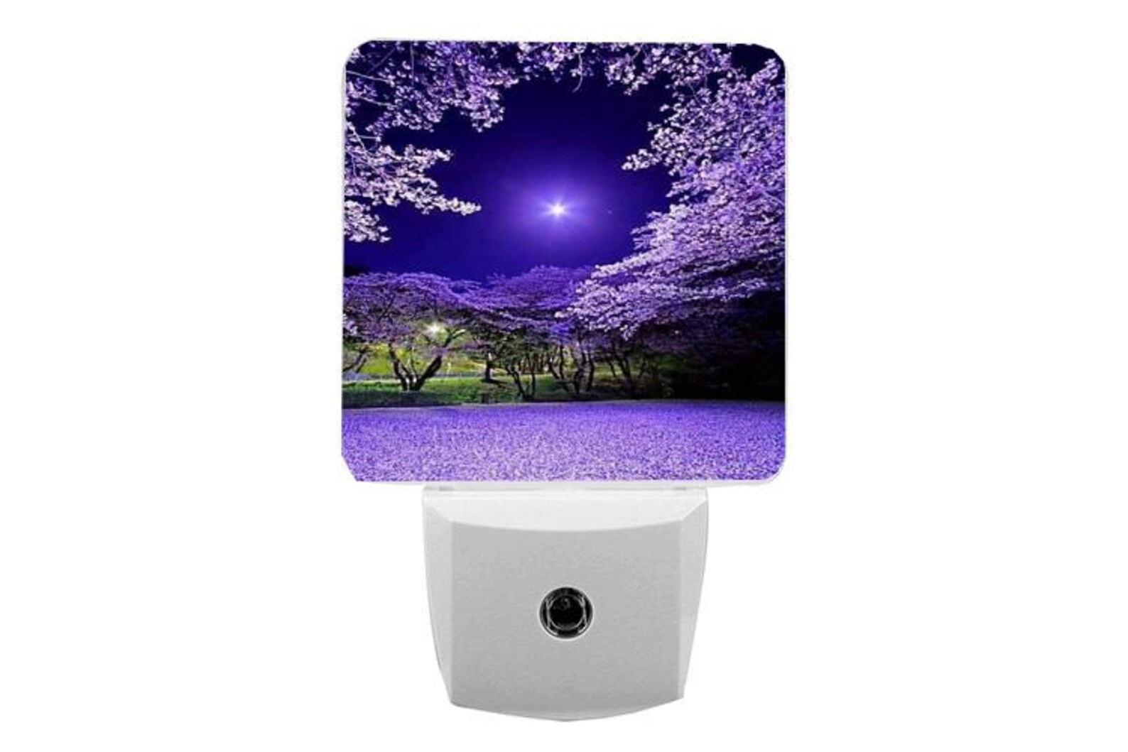 Purple Meadow, Twilight Light Switch Cover, Night Light, Cabinet Knob ...