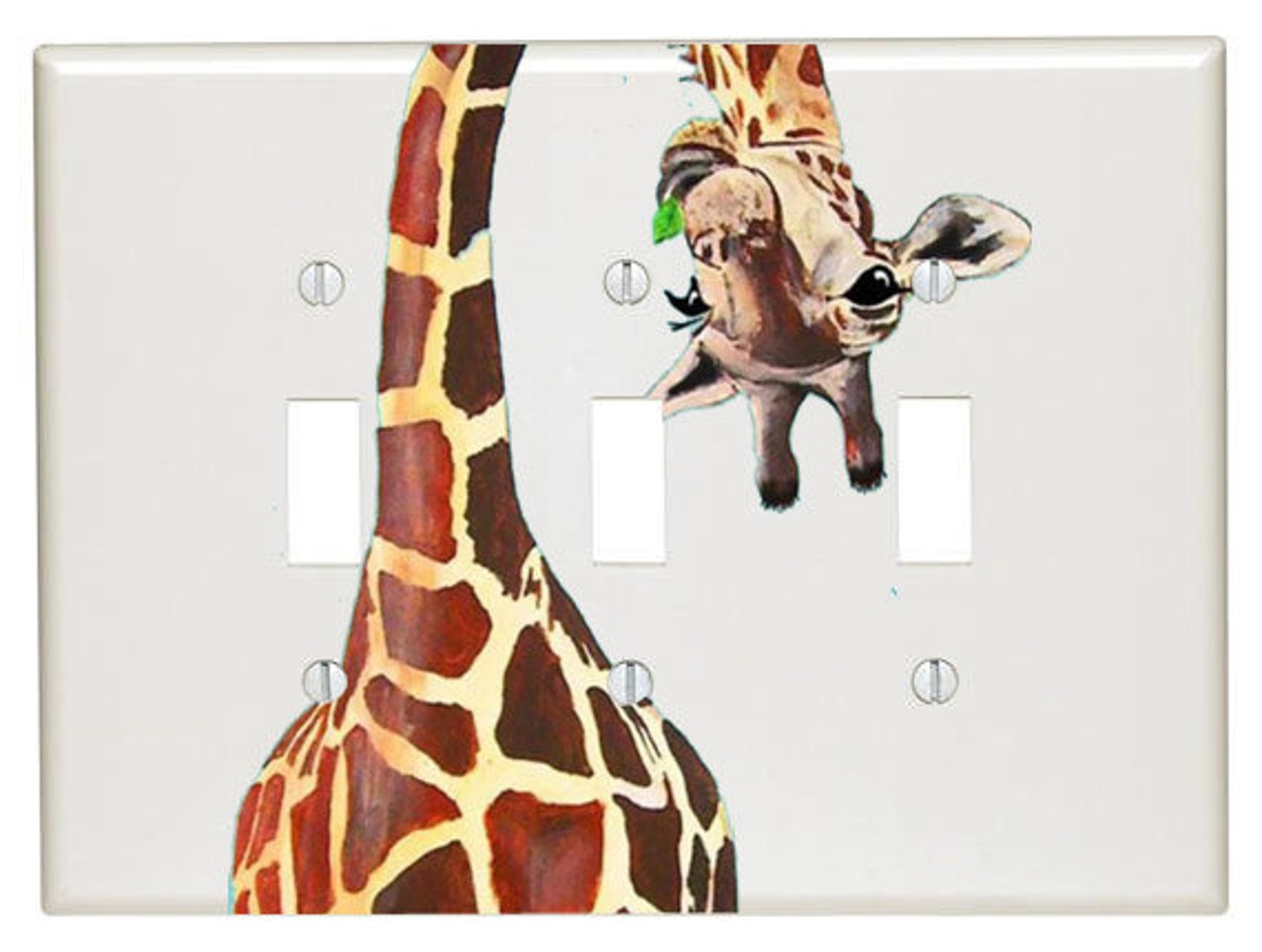 Giraffe Hello Light Switch Cover, Night Light, Cabinet Knob - Etsy