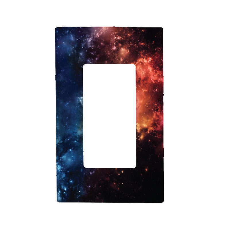 Red Galaxy, Space Light Switch Cover, Night Light, Cabinet Knob - Etsy