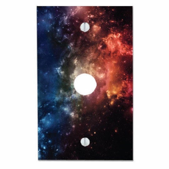 Red Galaxy, Space Light Switch Cover, Night Light, Cabinet Knob - Etsy