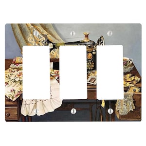 Antique Sewing Machine Light Switch Cover, Night Light, Cabinet Knob - Etsy