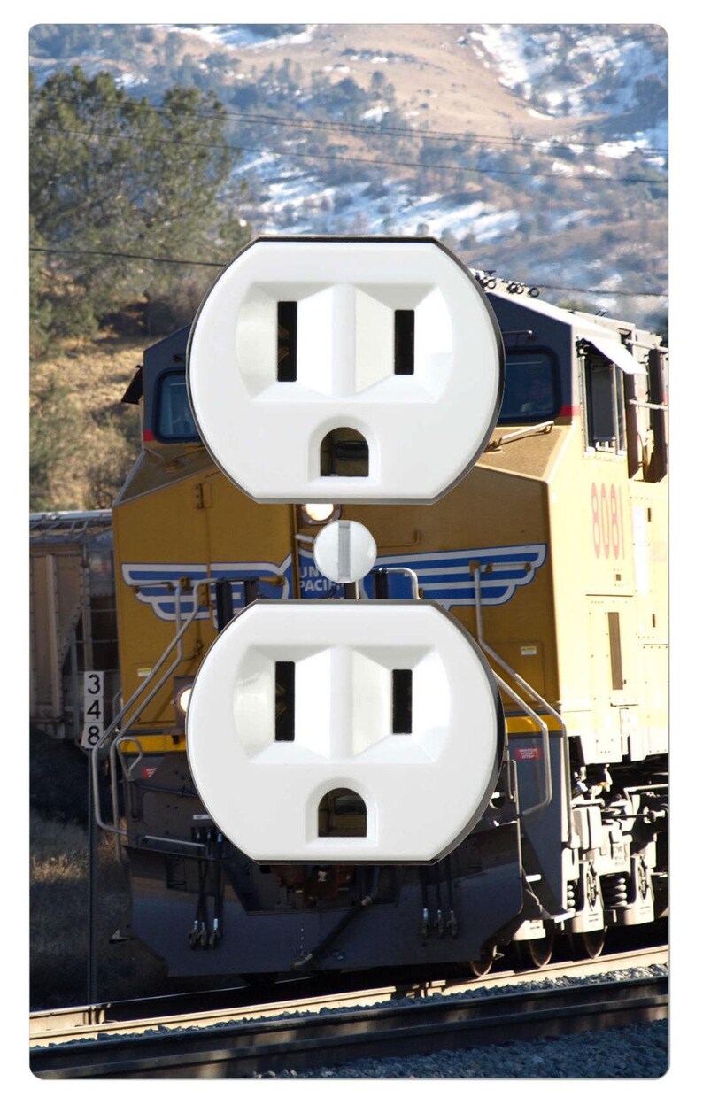 Union Pacific, Train Light Switch Cover, Night Light, Cabinet Knob - Etsy
