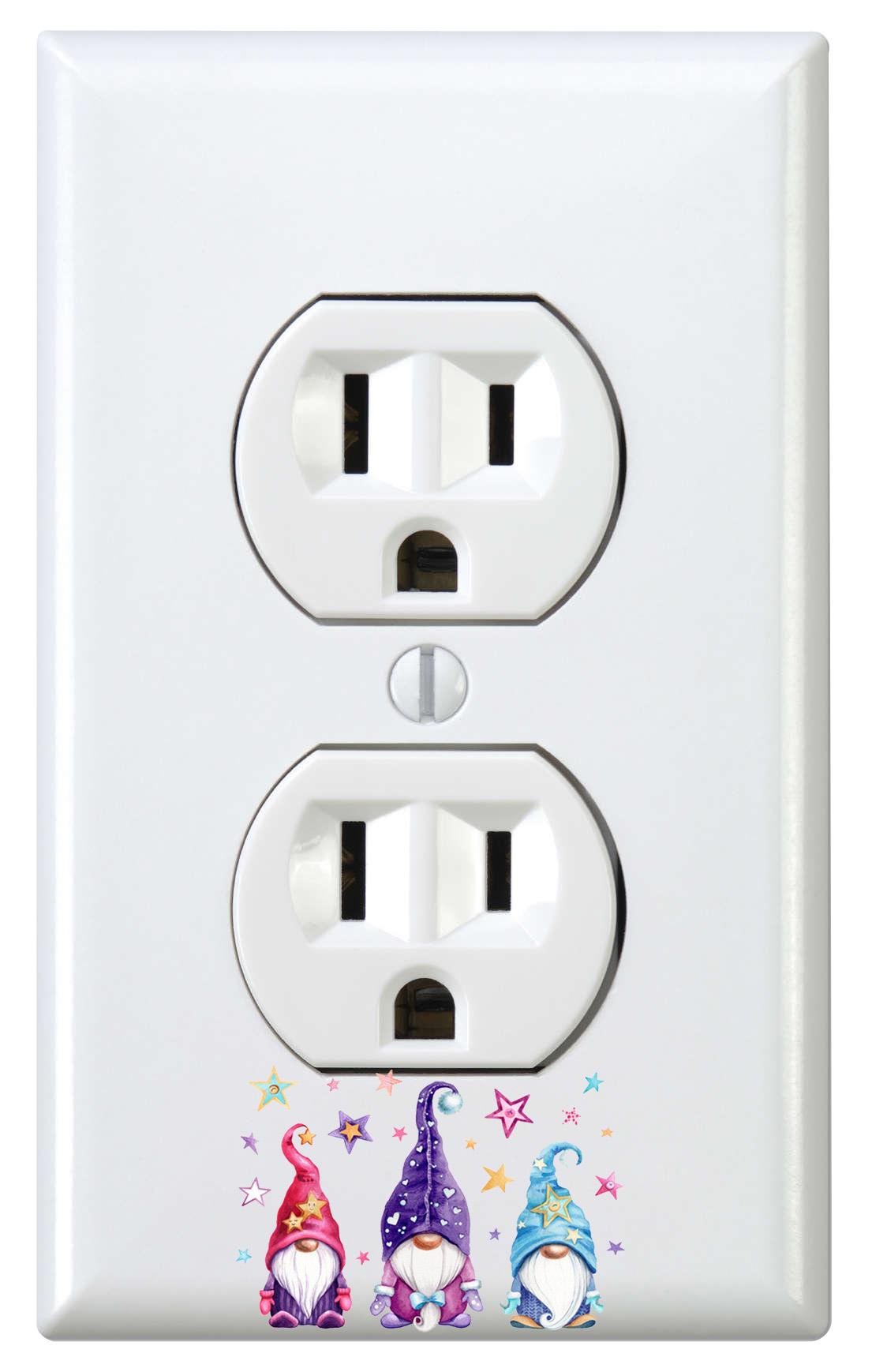 Gnome Trio, Fantasy Light Switch Cover, Night Light, Cabinet Knob - Etsy