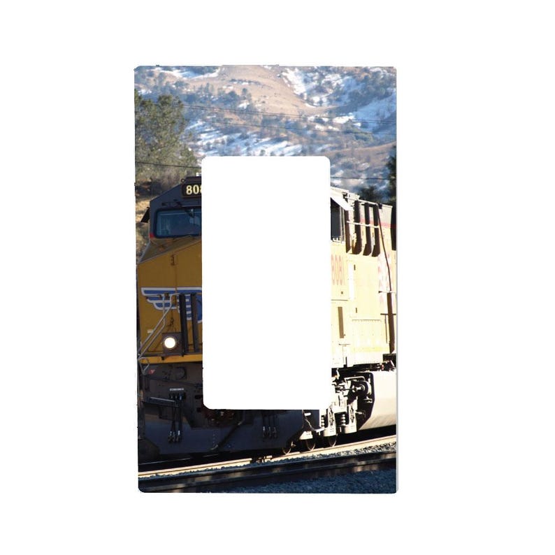 Union Pacific, Train Light Switch Cover, Night Light, Cabinet Knob - Etsy