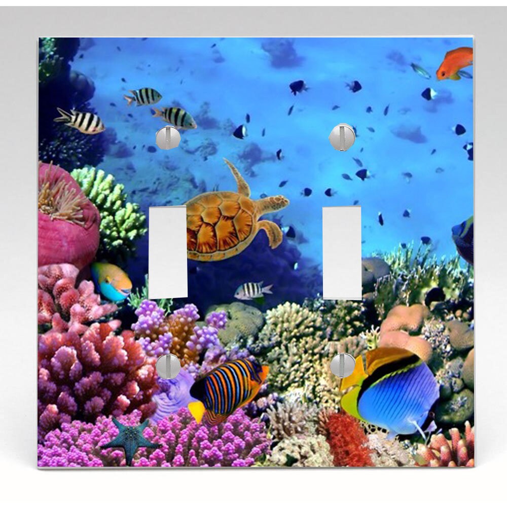 Underwater Ocean, Fish Light Switch Cover, Night Light, Cabinet Knob - Etsy