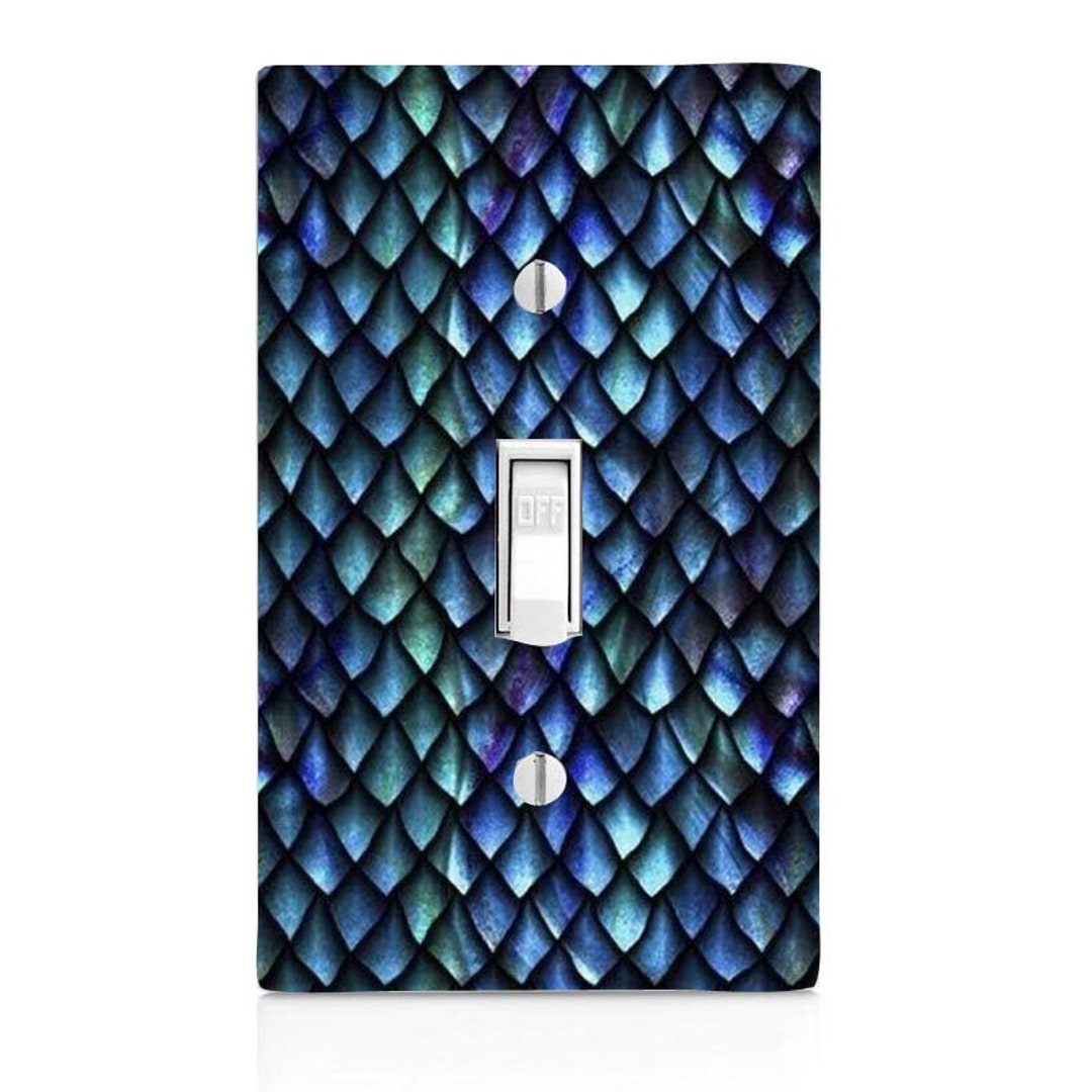 Dragon Scales, Fantasy Light Switch Cover, Night Light, Cabinet Knob - Etsy