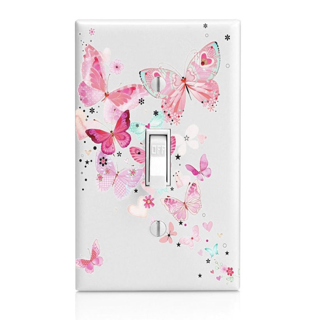 Spiral Butterfly, Butterflies Light Switch Cover, Night Light, Cabinet ...