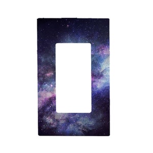Blue Galaxy, Space Light Switch Cover, Night Light, Cabinet Knob - Etsy