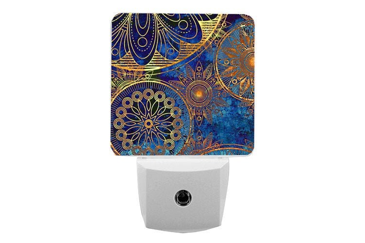 Blue Art Deco Light Switch Cover, Night Light, Cabinet Knob - Etsy