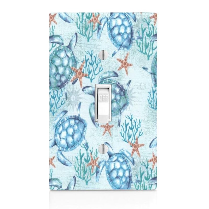 Sea Turtle Light Switch Cover - Etsy
