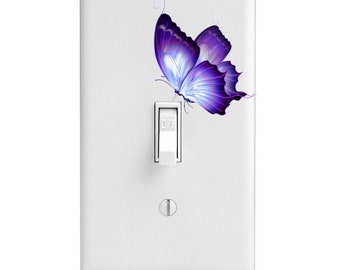 BOTANICAL SUNFLOWER BUTTERFLY Floral Light Switch Cover Plate - Etsy