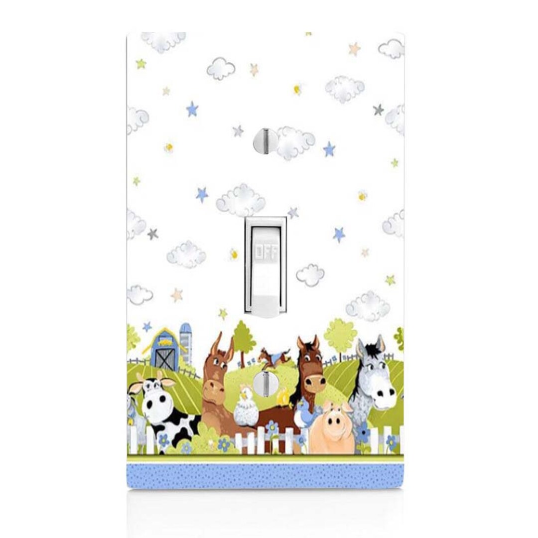 Barnyard Beauties, Farm Light Switch Cover, Night Light, Cabinet Knob ...