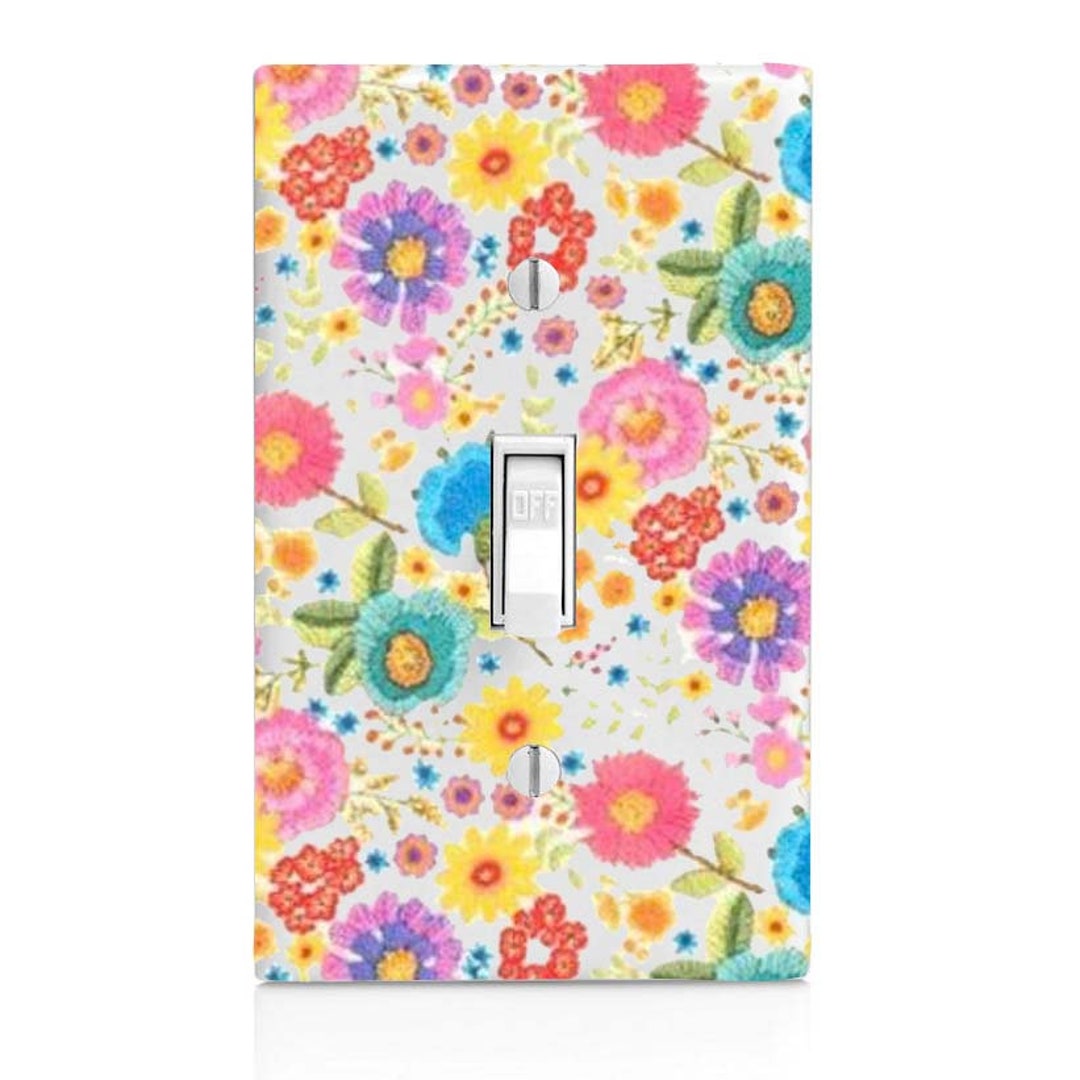 Vintage Soul, Floral Light Switch Cover, Night Light, Cabinet Knob ...