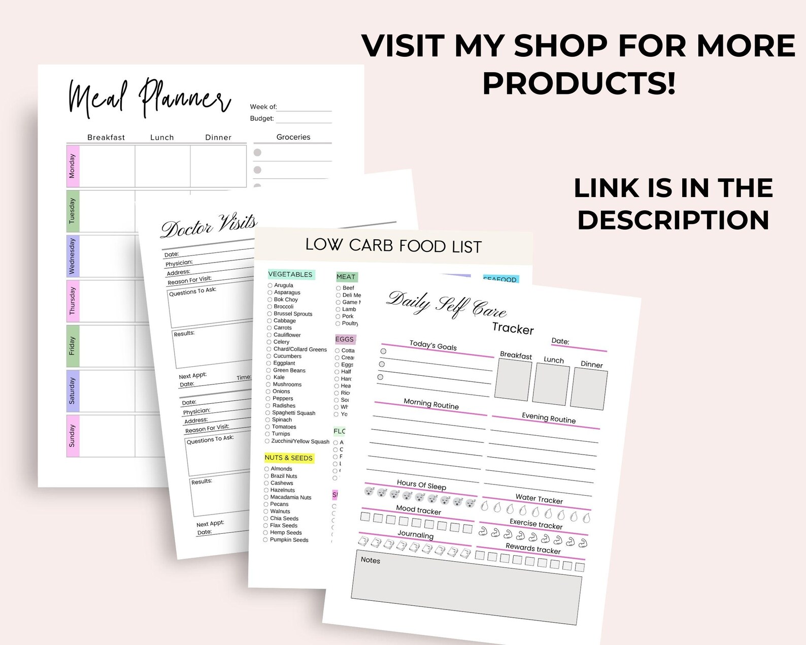 Yearly Allergy Tracker Printable - Journal Page - Allergies Log - Track ...