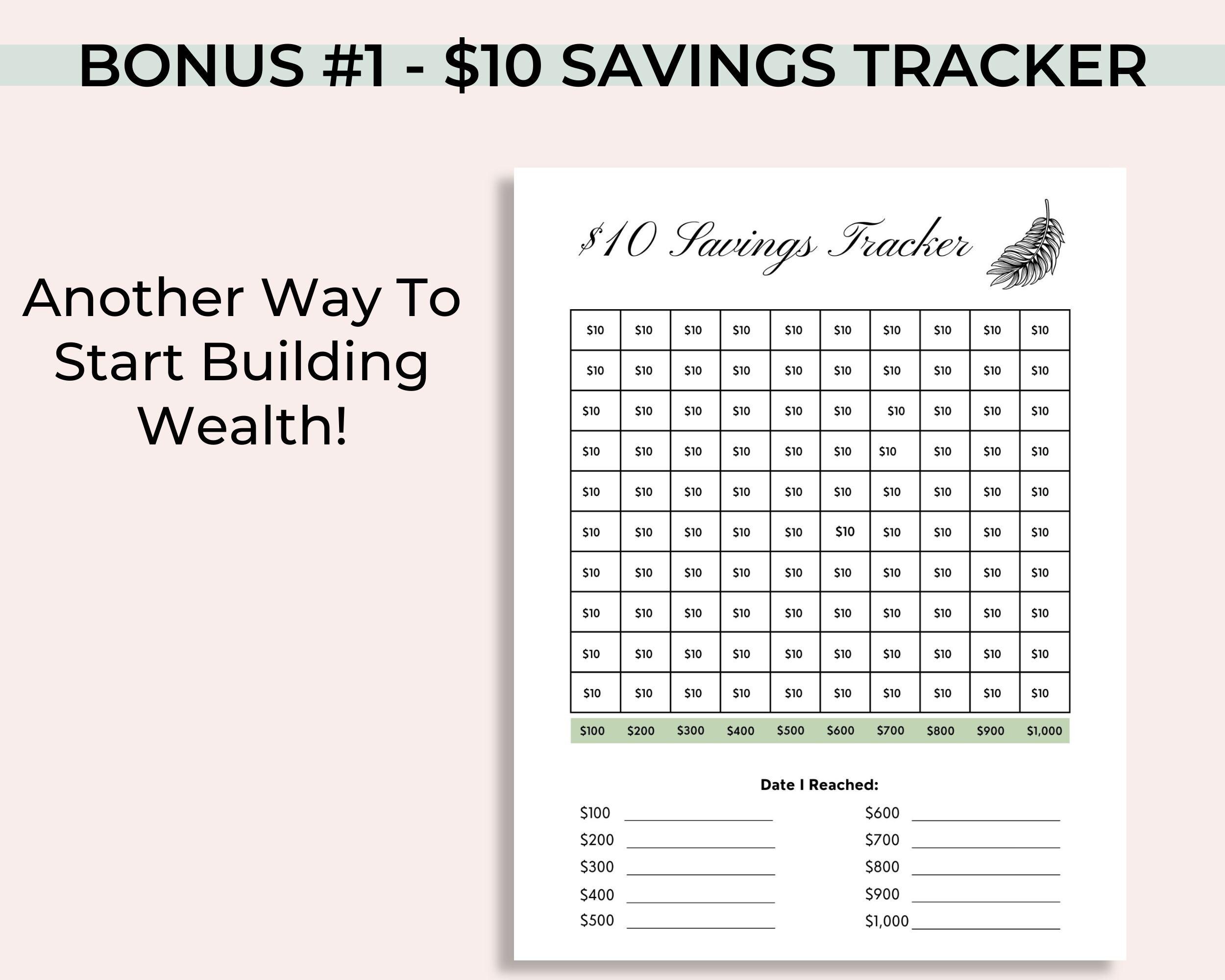 5000 Envelope Savings Challenge Printable, 100 Envelope Savings ...
