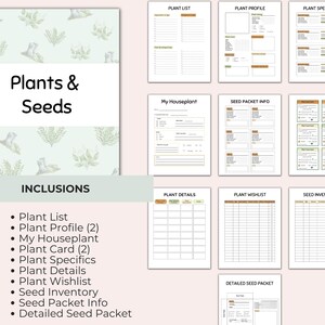 Gardening Planner Printable, Gardening Journal, Gift for Gardener ...